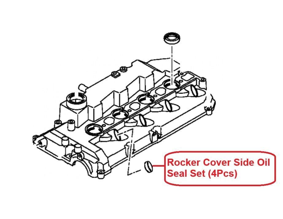 Mitsubishi L200 Pick Up 2 5DID - B40 - KB4T 12/2005 - Engine Rocker ...