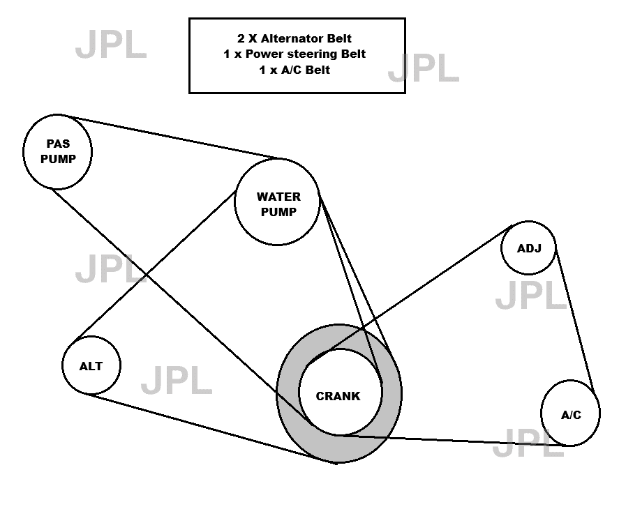 Mitsubishi L200 Pick Up 2 5TD K74 4D56 1996-2007 - Engine Auxiliary ...