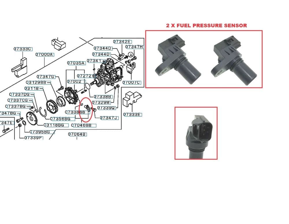 Mitsubishi Pajero/Shogun 3 2DID - V68/V78 06/1999-08/2006 - Fuel ...