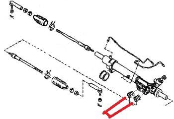 Nissan Pathfinder R51M - 2 5dCi - YD25 01/2005 - Power Steering Rack ...