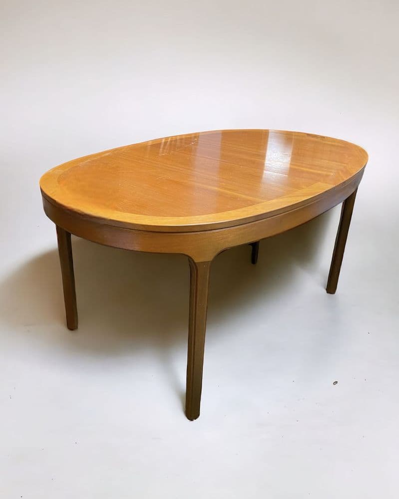 Nathan Mid Century Danish Style Extending Dining Table