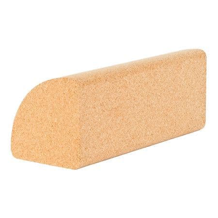 Cork Yoga Quarter-Round Block