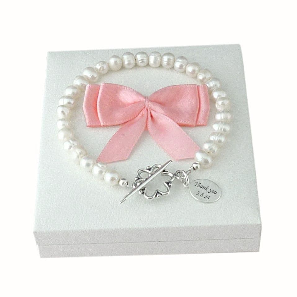 Mother of the Bride Bracelet with Engraving | Jewels 4 Girls