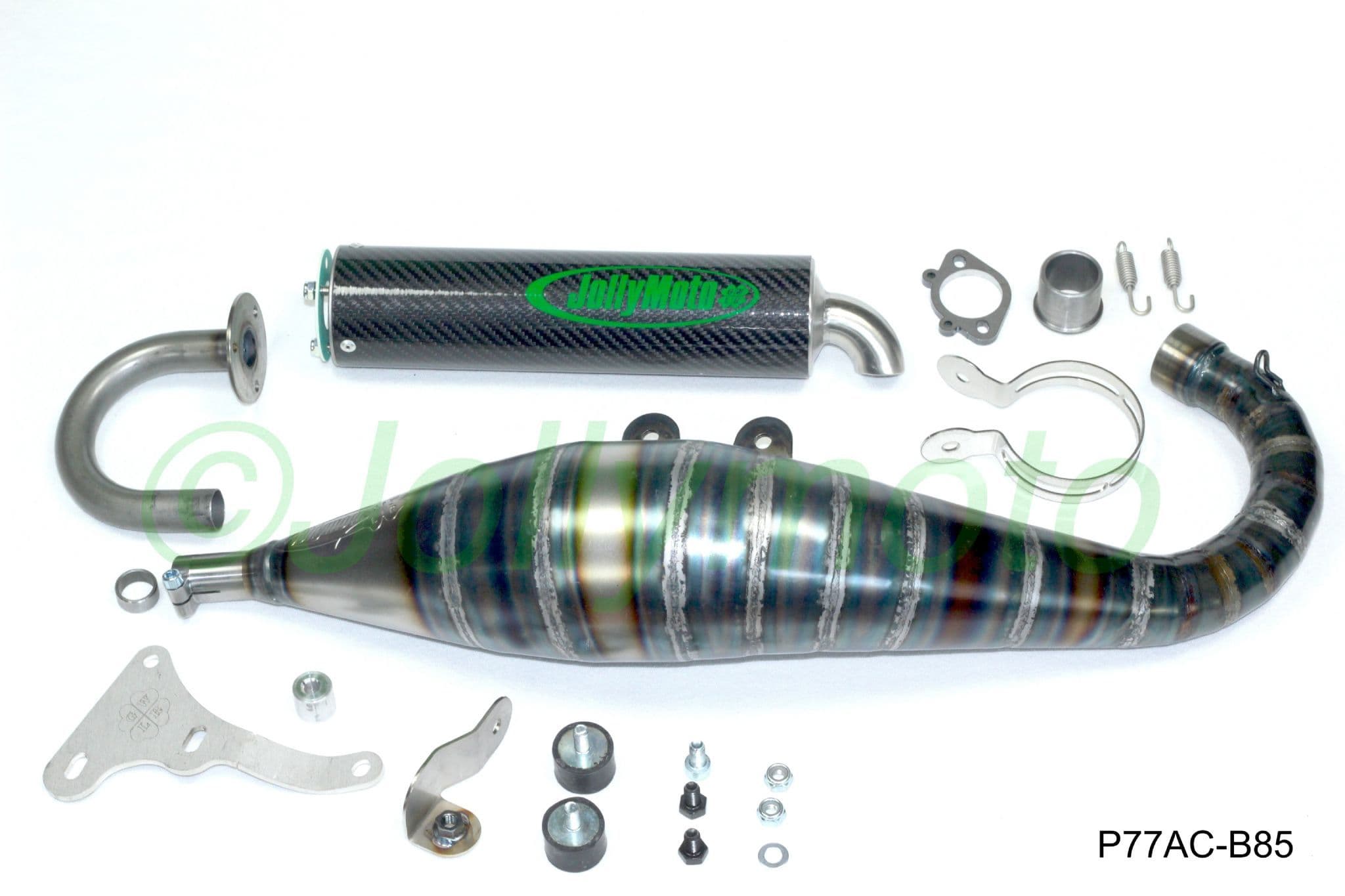Jollymoto Piaggio 90 Exhaust P90R P90AC
