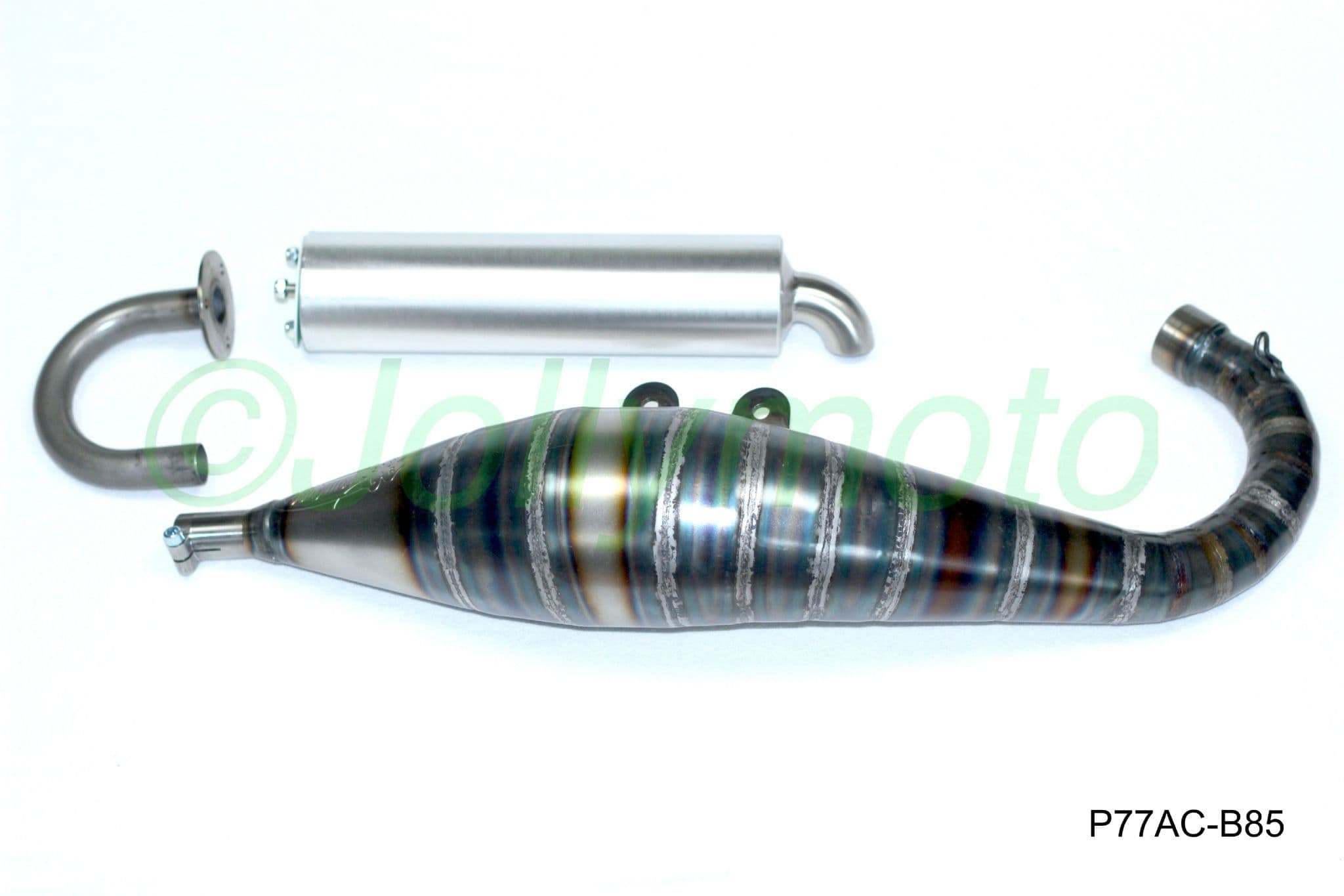 Jollymoto Piaggio 90 Exhaust P90R P90AC