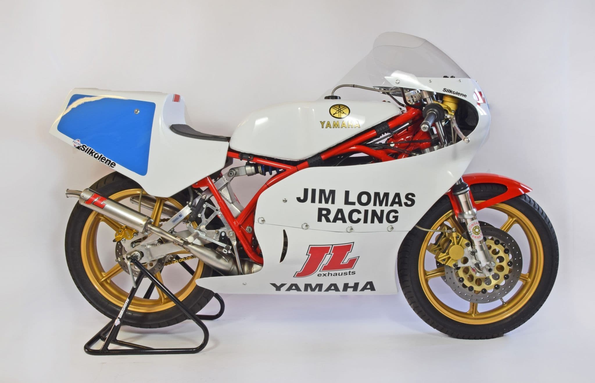 Yamaha TZ350 CROSS OVER MILD STEEL JL EXHAUSTS