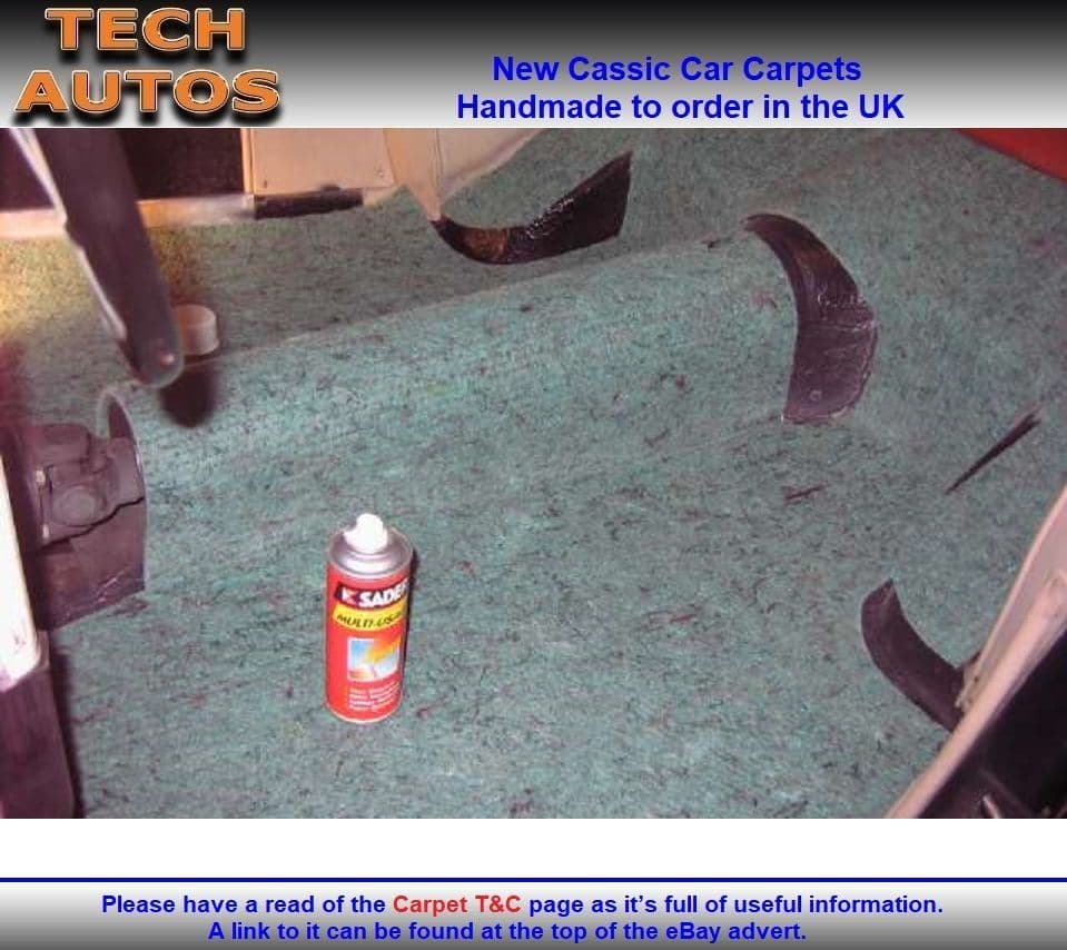 Classic Car Underlay & Sound Proofing Set for Rolls Royce Corniche II