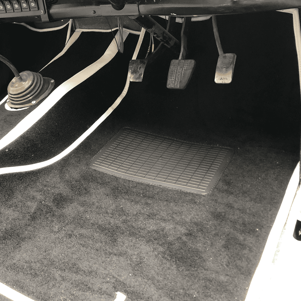 Ford Anglia 105E Saloon Carpet Set in Tufted Deep Pile Handmade to Order