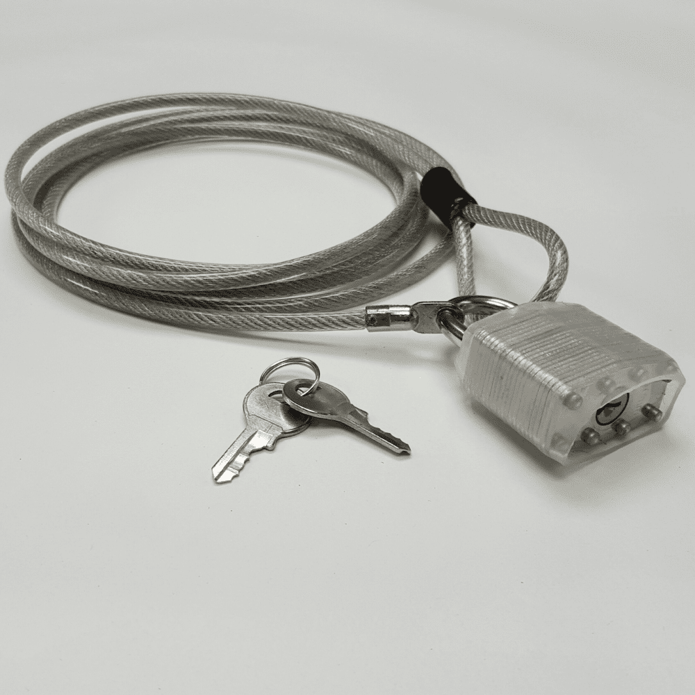 Outdoor Car Cover Lock Kit Visual deterrent only