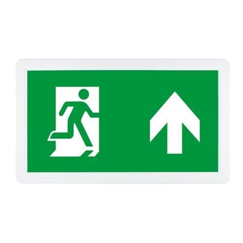 EMERGENCY EXIT SIGN 30m VIEWING 4W 3HR MAINTAINED OR NON-MAINTAINED ...