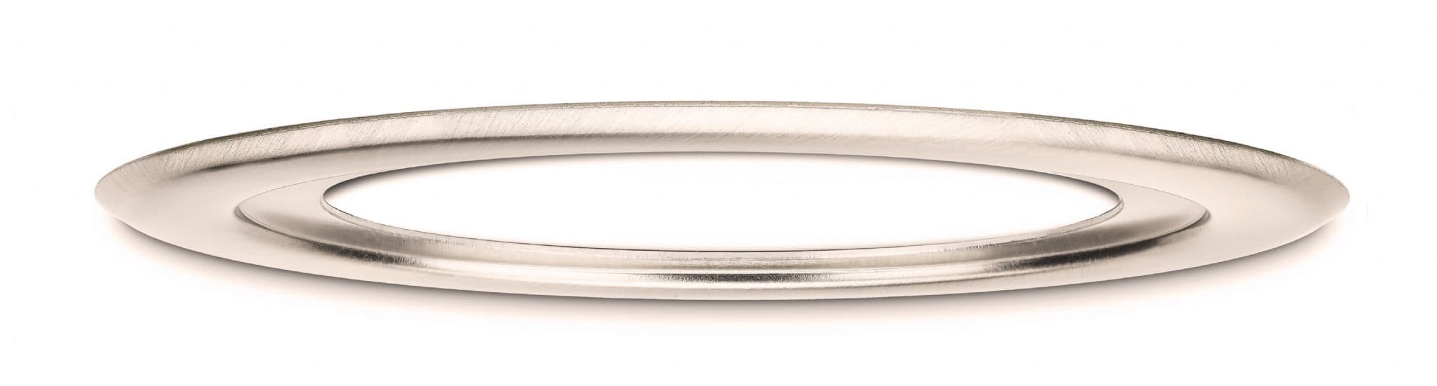 EVOFIRE FIRE RATED DOWNLIGHT 70-100MM CUTOUT IP65 SATIN NICKEL ROUND ...