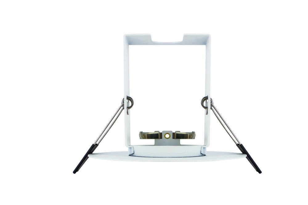 EVOFIRE FIRE RATED DOWNLIGHT 70-100MM CUTOUT IP65 WHITE ROUND GU10 ...