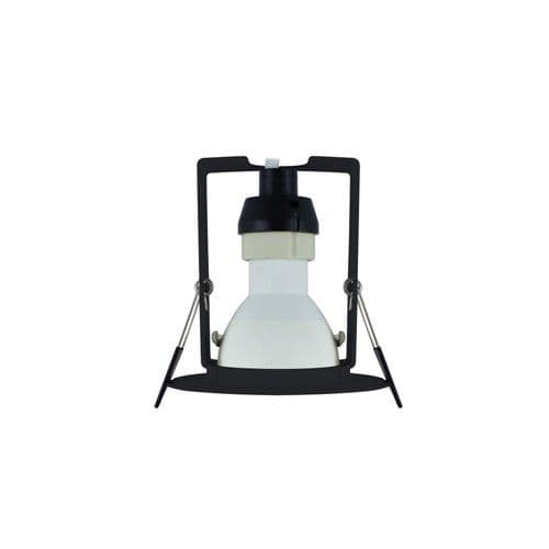 EVOFIRE FIRE RATED DOWNLIGHT 70MM CUTOUT IP65 BLACK ROUND GU10 HOLDER ...