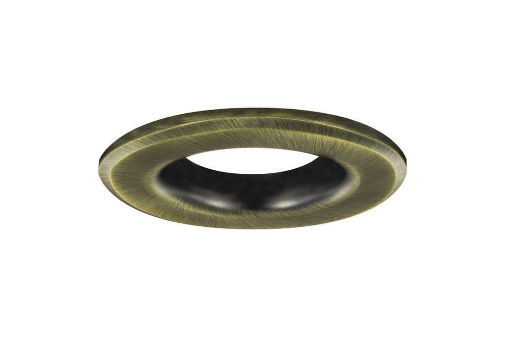 LUXFIRE FIRE RATED DOWNLIGHT ANTIQUE BRASS BEZEL