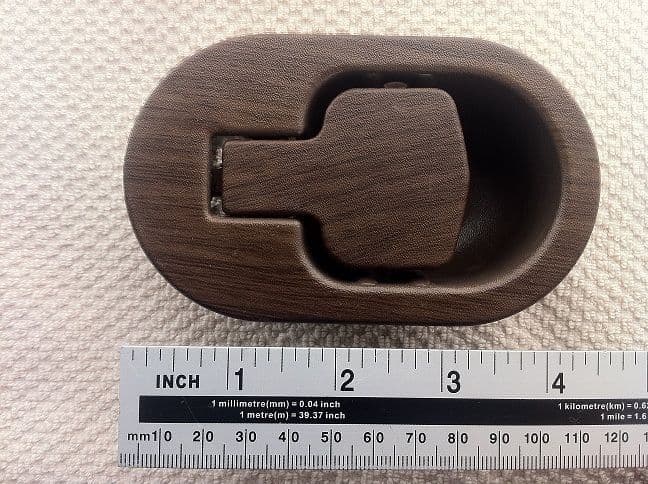 JM16 brown plastic recliner handle