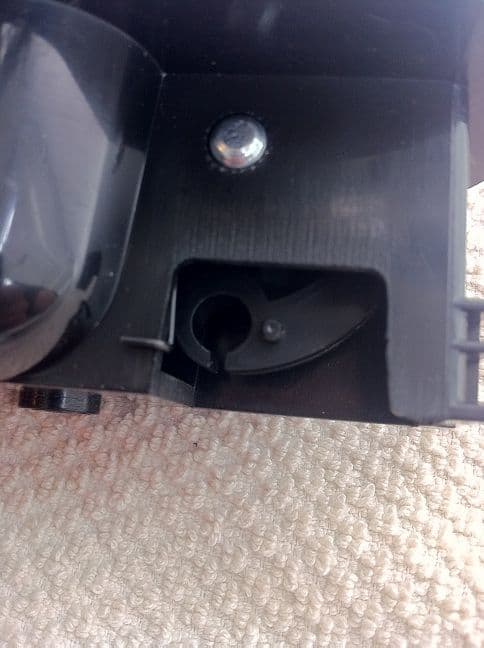 JM18 black plastic recliner handle