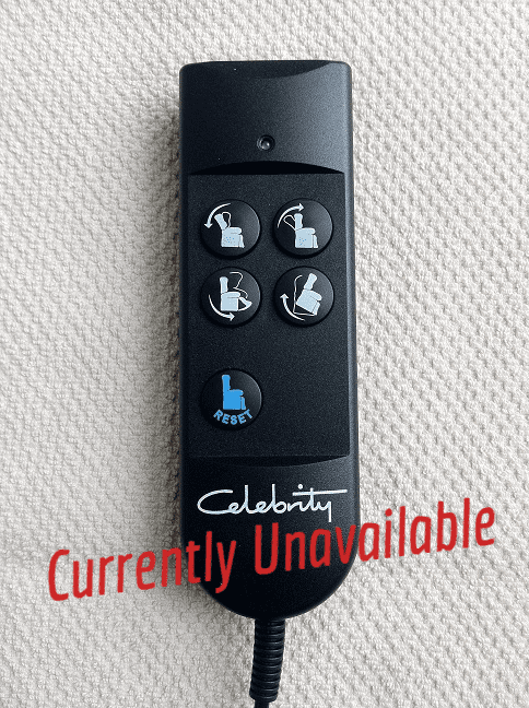 JM45- 5 button Celebrity recliner handset