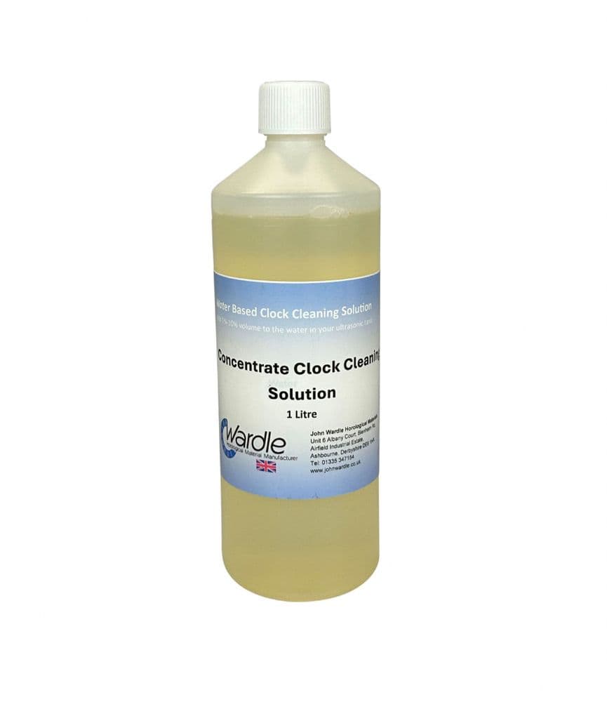 Water Based Ultrasonic Clock Cleaner 1litre