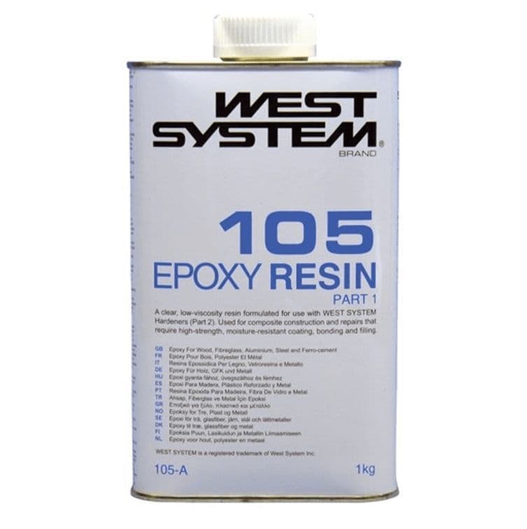 West System 105 Epoxy Resin Part 1 - 1kg