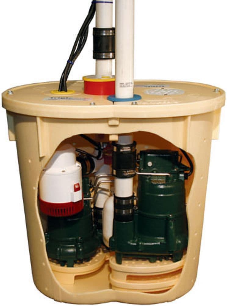 Basement Pumping Station | cellar Sump Kit | Triplesafe Kit