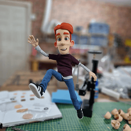 Stop motion animation armatures, 3D Modelling, Design and Printing
