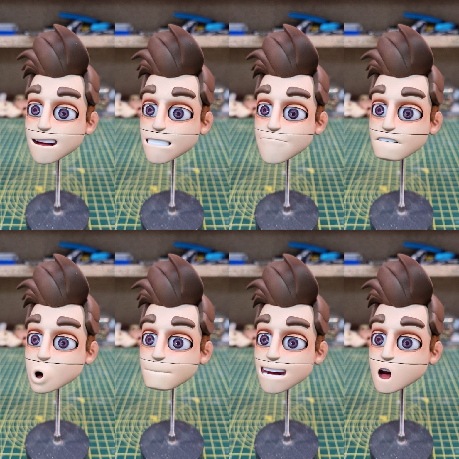 Advanced Puppet Head - Male