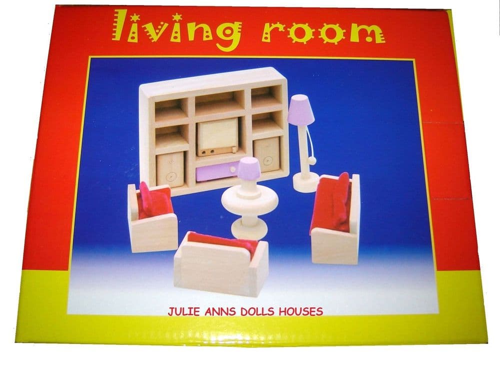 Pink dolls house lounge set