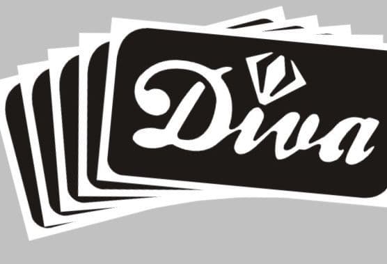 5 x Diva stencils