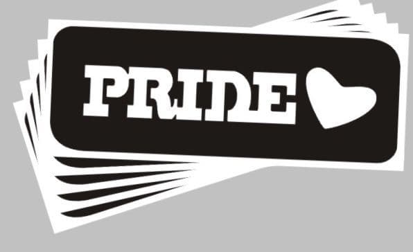 5 x Pride stencils