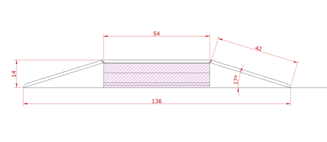 FrameFit Fire Rated Threshold Seal - Designed For Uneven Floors