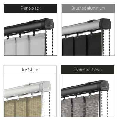 Made to Measure Polka Gold Vertical Blind Just Blinds