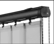 Curved Rail For Vertical Blinds - Just Blinds