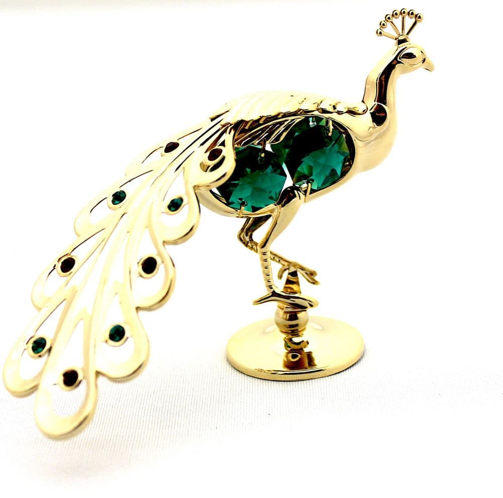 Peacock|swarovski crystal|metal decor|metal craft|gifts for her|gifts ...