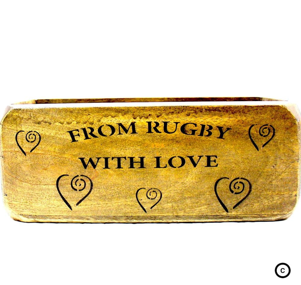 Collectable|Unique Gift|Handmade|Rugby Box