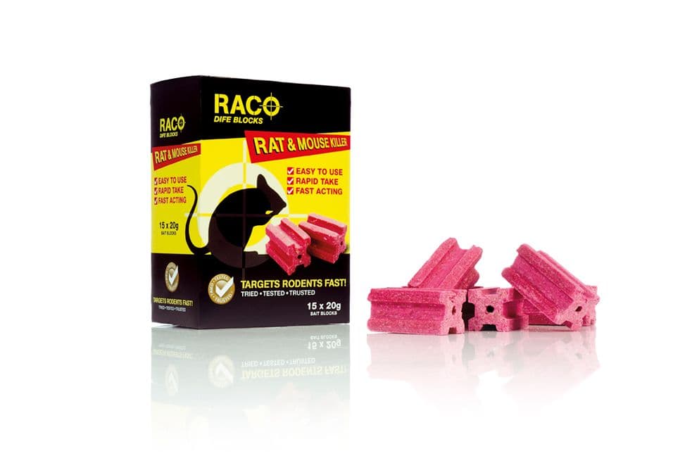 15 x Block Bait - Rat & Mouse Killer Poison - Professional Strength