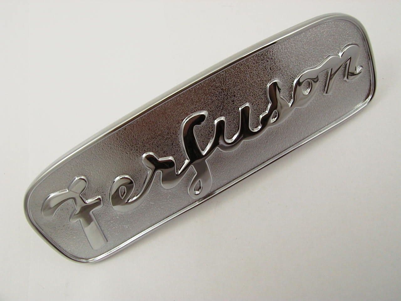 Ferguson FE35 Bonnet Chrome Front Badge