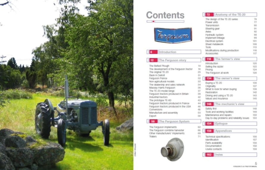 Ferguson TE20 Tractor Manual Haynes H5010