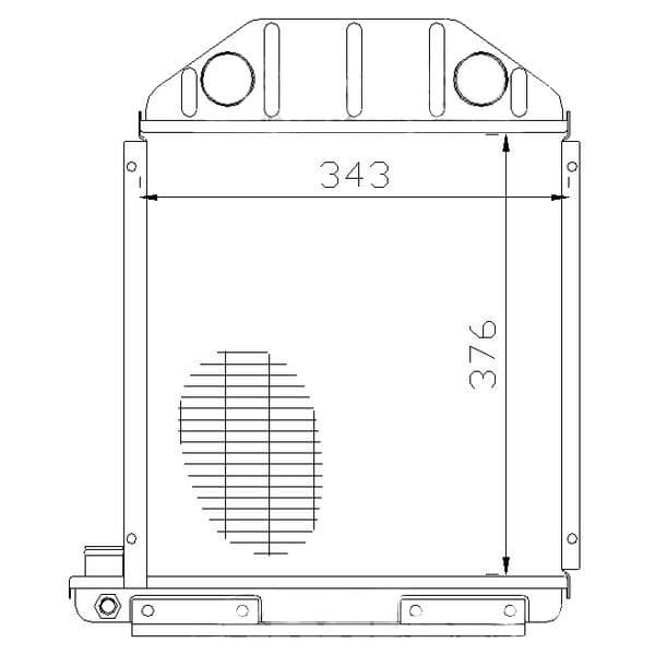 Fordson Dexta Tractor Radiator new