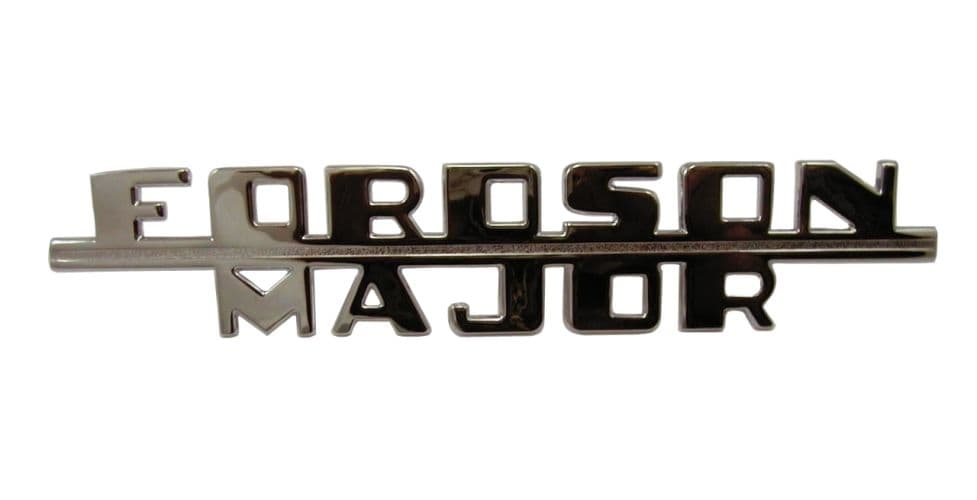 Fordson Major Tractor Chrome Bonnet Badge