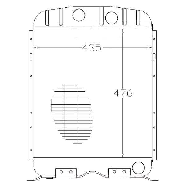 Fordson Major Tractor Radiator
