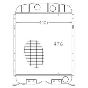 Fordson Major Tractor Radiator