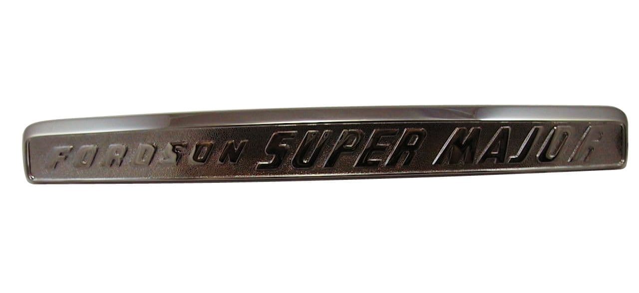 Fordson Super Major Tractor Chrome Bonnet Badge