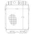 Fordson Super Major Tractor Radiator