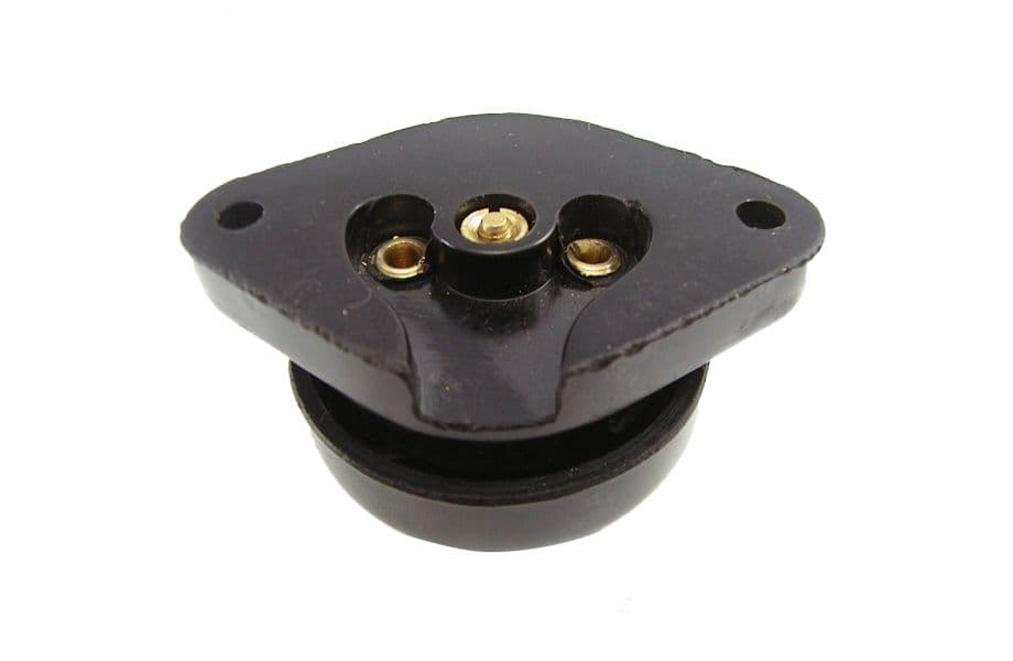 Lucas Style Black Horn Button