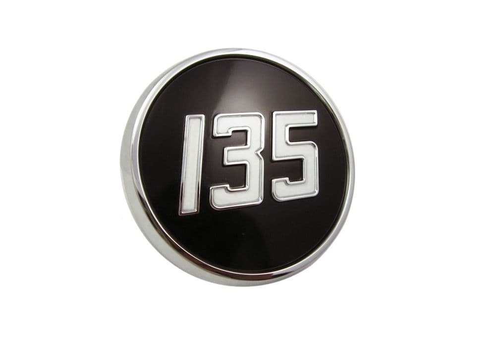 Massey Ferguson Tractor 135 Aluminium Chrome Bonnet Medallion