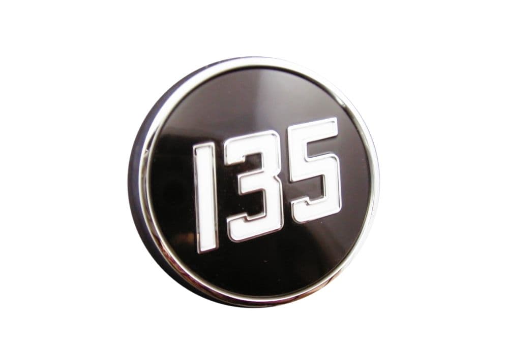 Massey Ferguson Tractor 135 Aluminium Chrome Bonnet Medallion