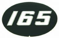 Massey Ferguson Tractor 185 Stick on Emblem decal only