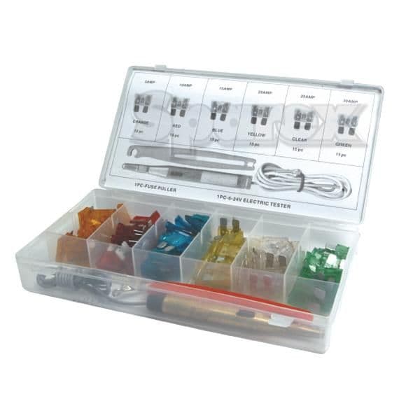Standard Blade Fuses & Tools Set 93 pc