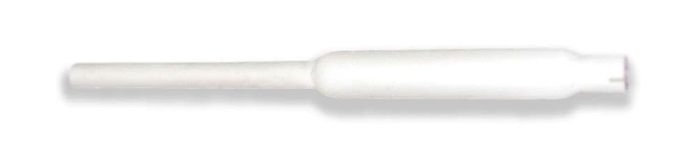 TE20 Tractor Bullet Shaped Exhaust Silencer White Aluminium