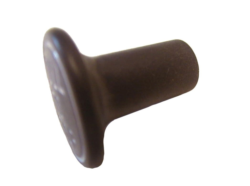 Tractor Stop Control Knob in Black